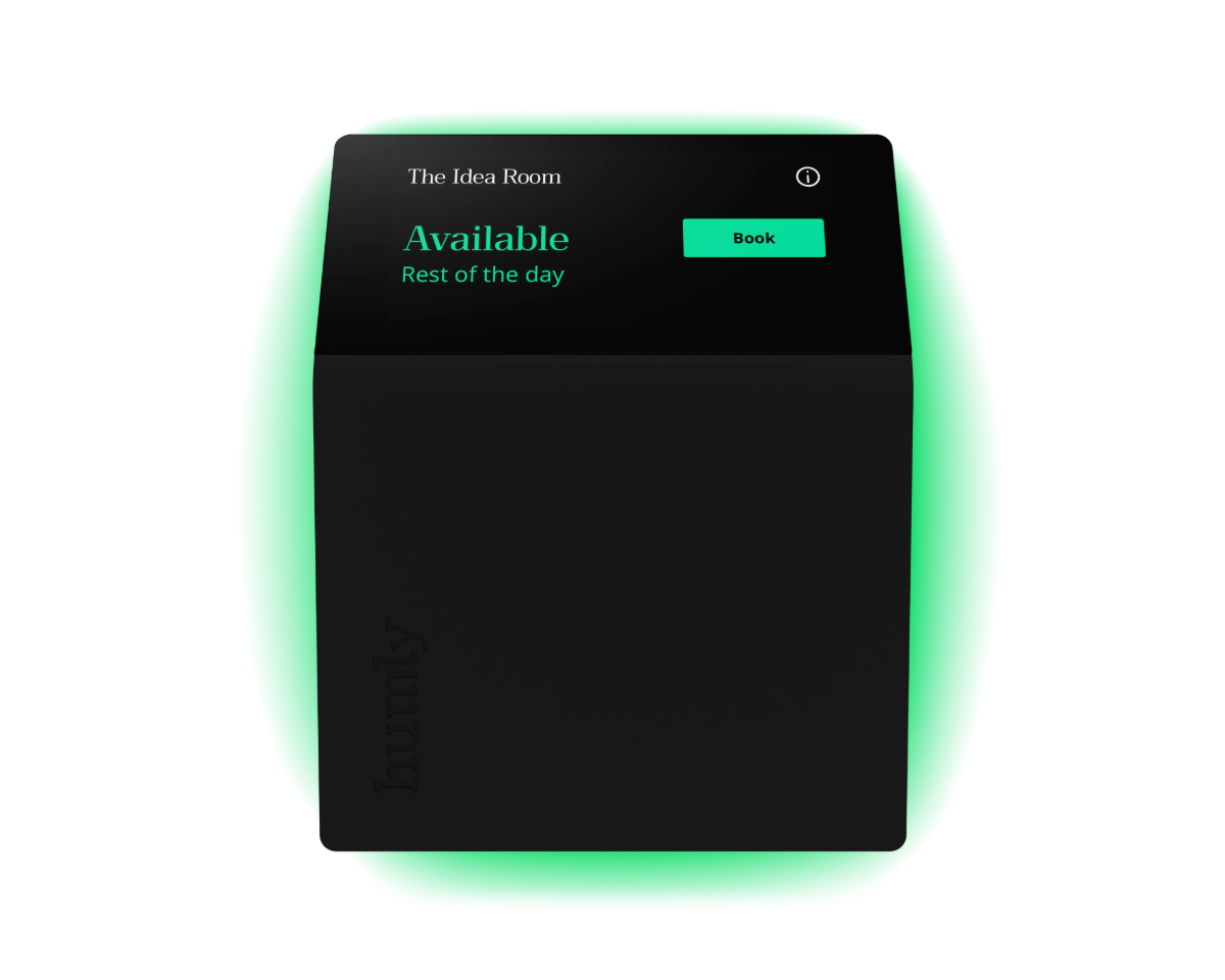 Desk Booking Device for Hybrid Workplaces | Humly Booking Device